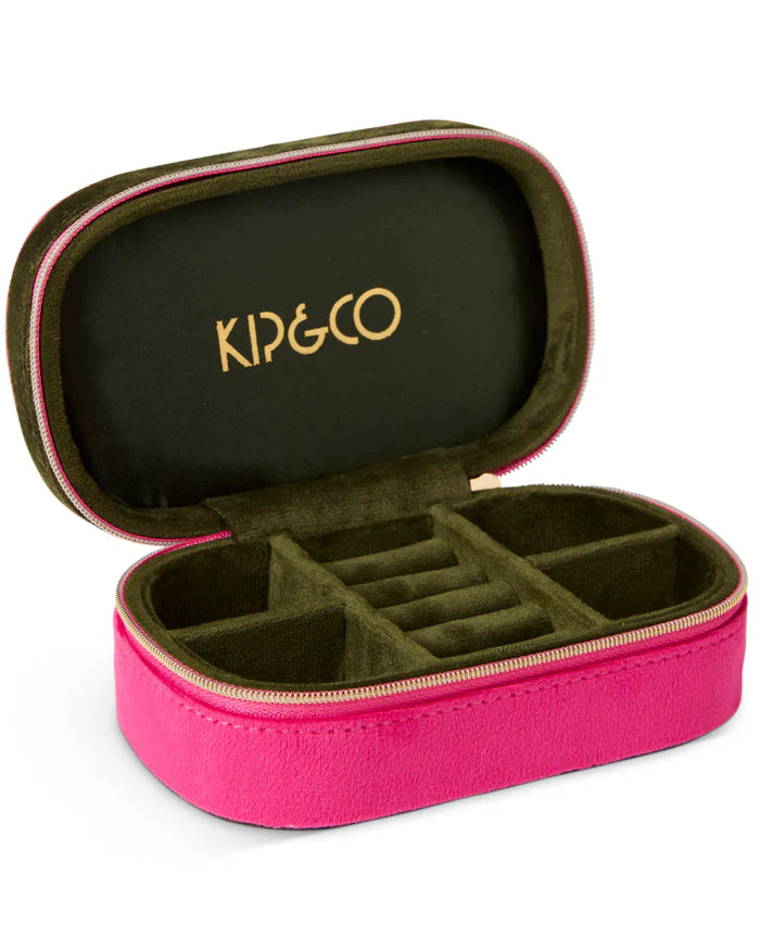 Prickly Pear Travel Velvet Jewellery Box – Dot and Lu Boutique Homewares